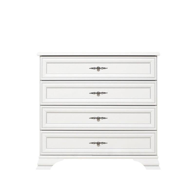 ᐉ Спальня комплект Gerbor Holding Кентуки Білий альпійський/Патина срібло • Краща ціна в Києві ...