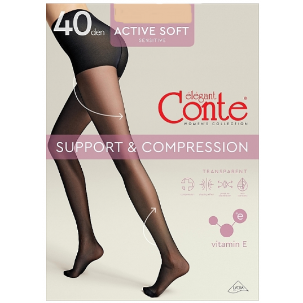 ᐉ Колготки Conte Active р. 3 40 Den Natural • Купить в Киеве, Украине • Лучшая цена в Эпицентр