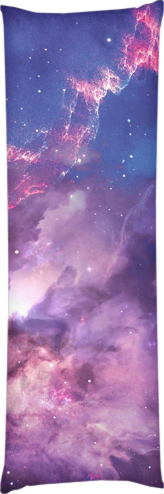 ᐉ Подушка дакимакура Котик в космосе с едой 40x100 см (13533585 ...