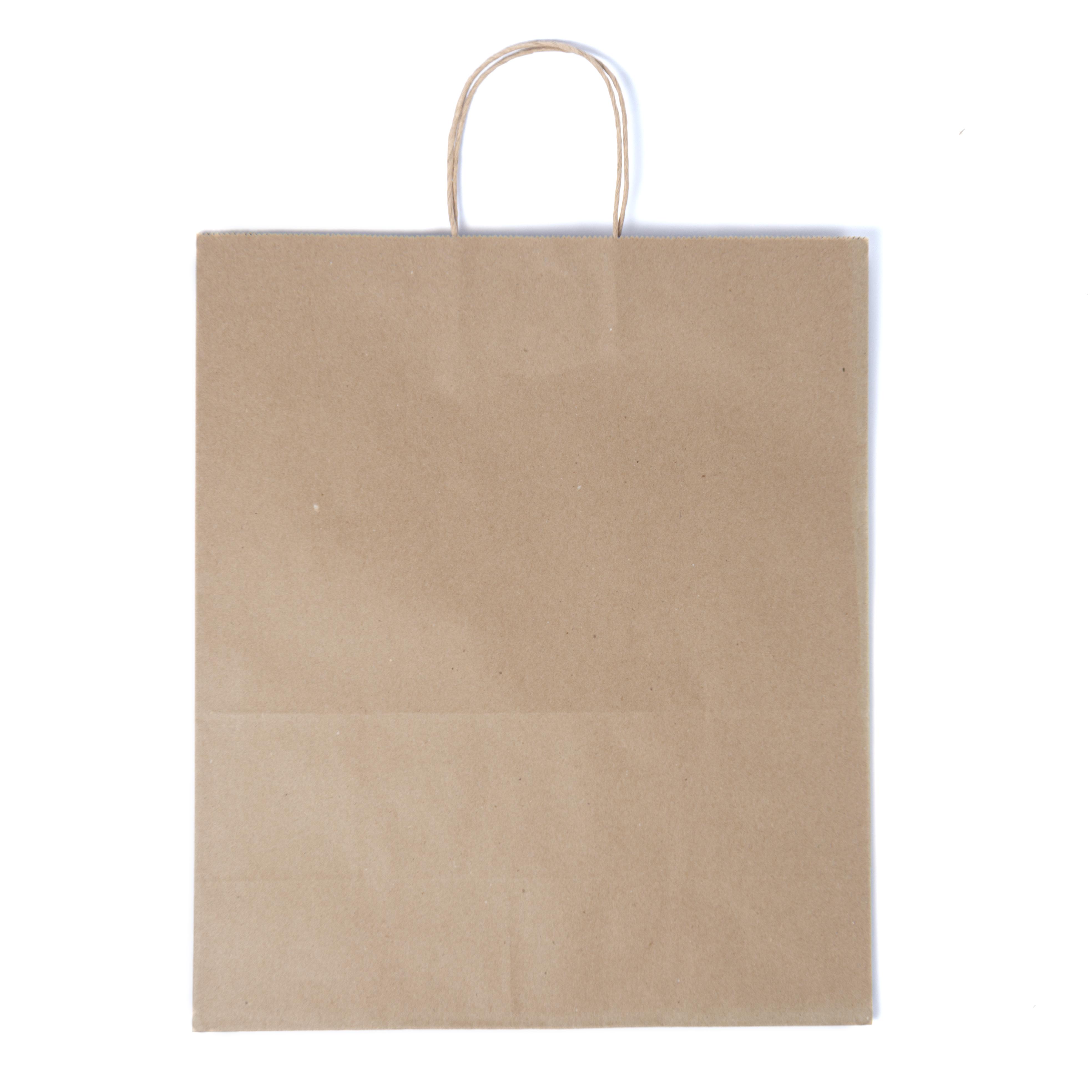 ᐉ Крафтовый пакет с ручками Eko-kraft 320x150x380 мм 30 шт. Бурый ...