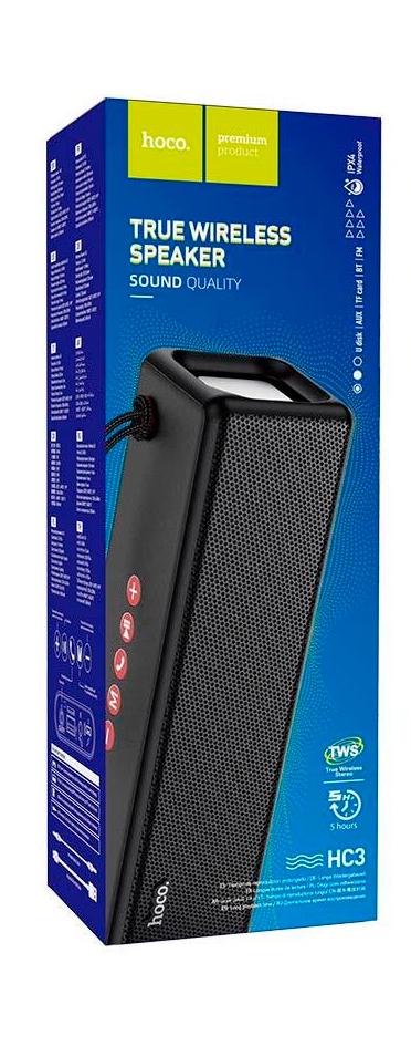 ᐉ Портативная колонка Hoco HC3 Bluetooth Black (1294) • Купить в Киеве ...