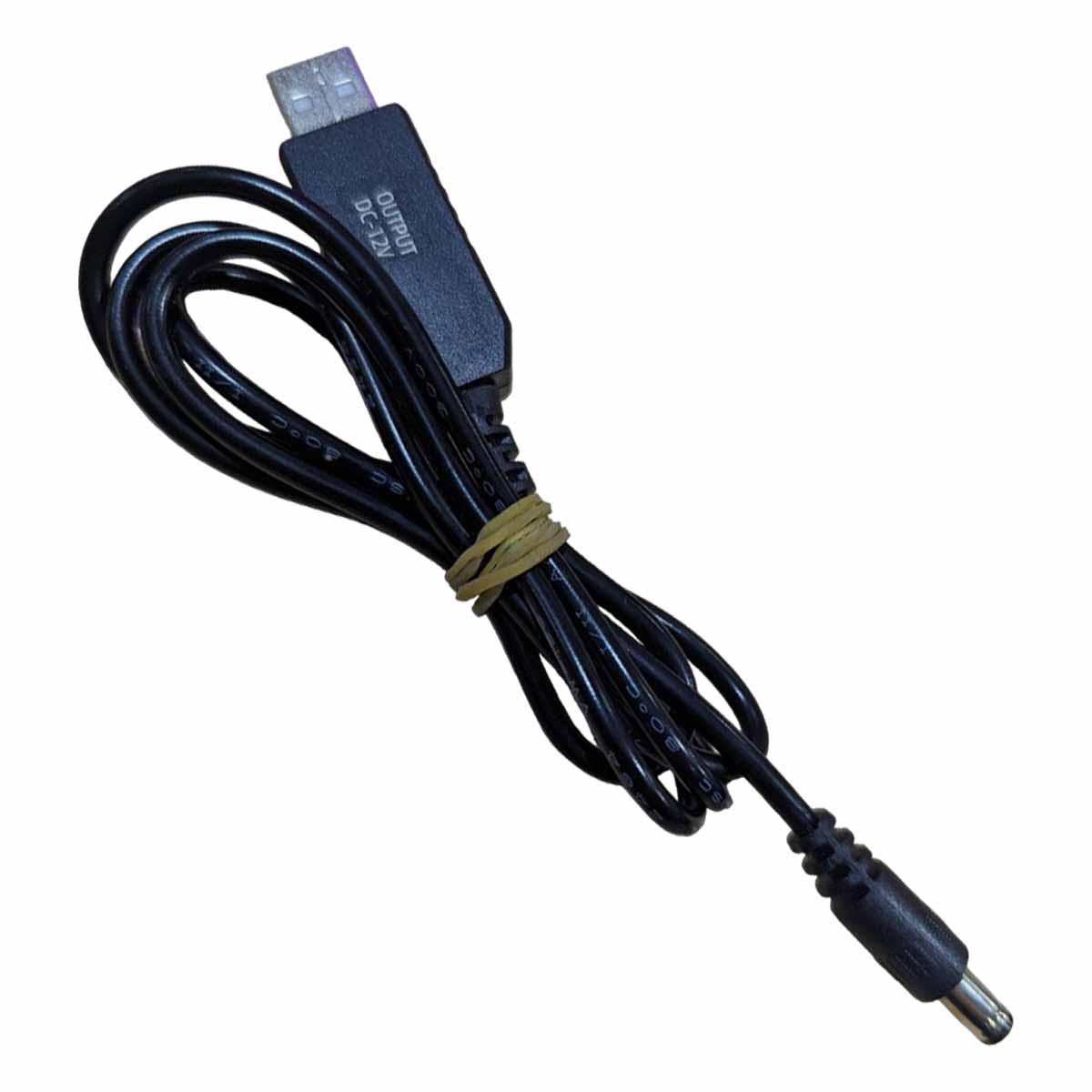 ᐉ Кабель живлення Usb Dc від повербанку для роутера 5v до 12v • Краща