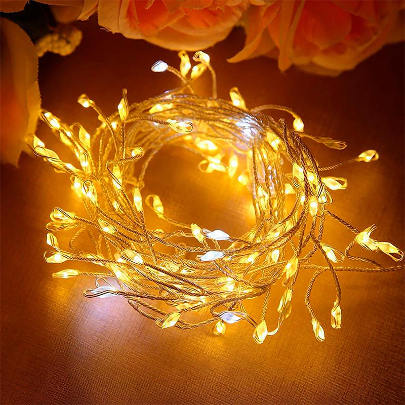 ᐉ Гирлянда светодиодная Lesko 702623591322 USB с пультом 9 м 300LED ...