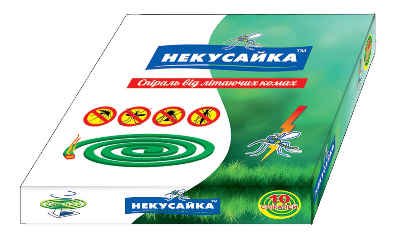 ᐉ Спирали от летающих насекомых Некусайка 10 шт. • Купить в Киеве ...