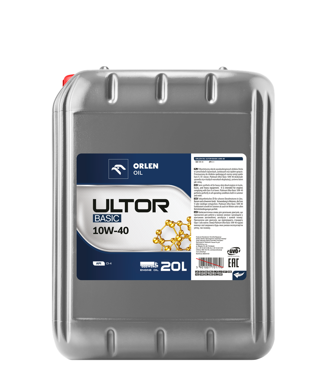 ᐉ Мастило для вантажних автомобілів Orlen Oil Ultor Basic 10W-40 20 л • Краща ціна в Києві ...