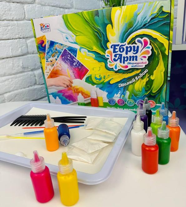 ᐉ Набір для малювання водою 4FUN Game Club "Ебру Арт" розвивальна гра ...