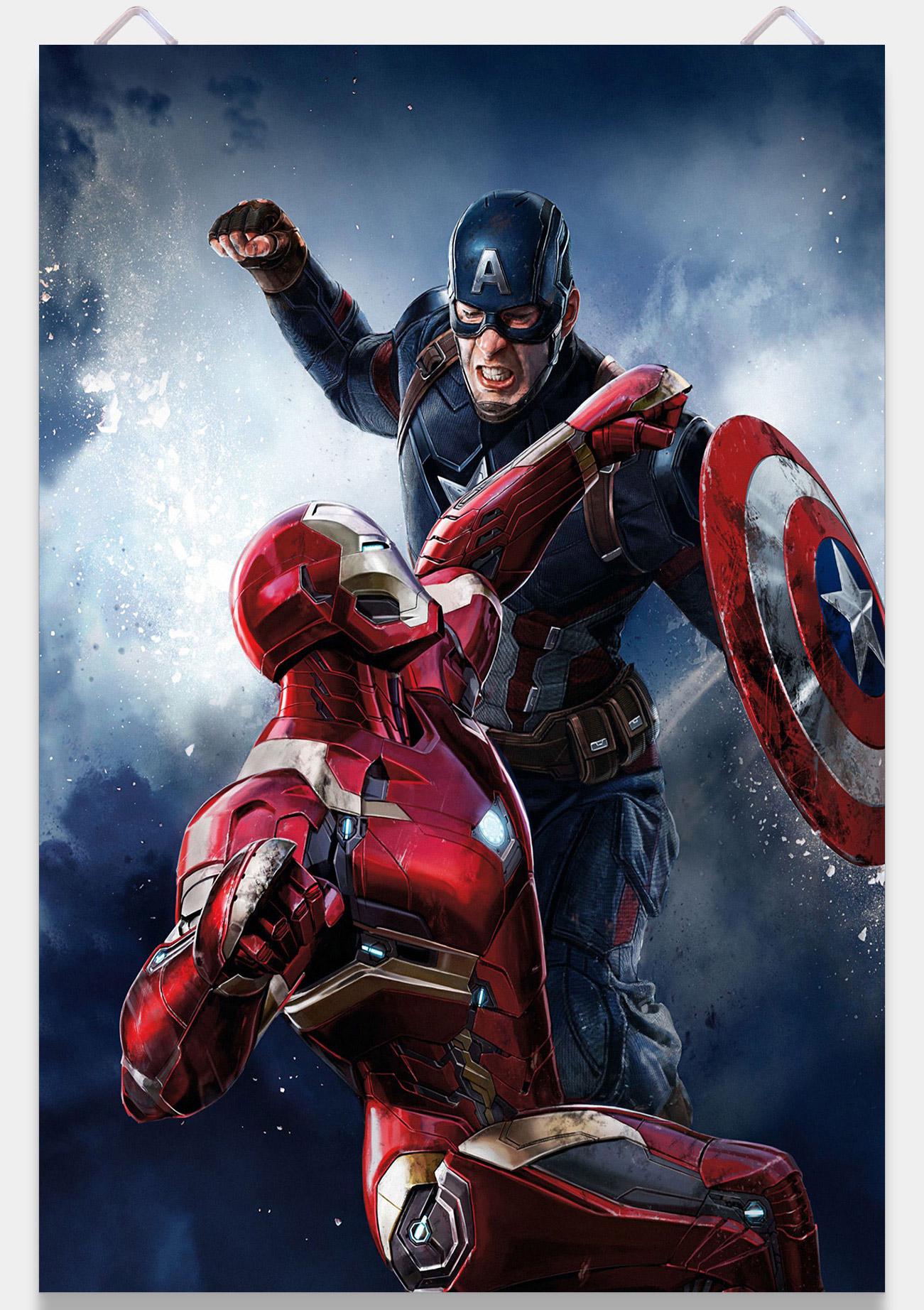 ᐉ Постер Let's Play Мстители Avengers Противостояние Civil War Капитан ...