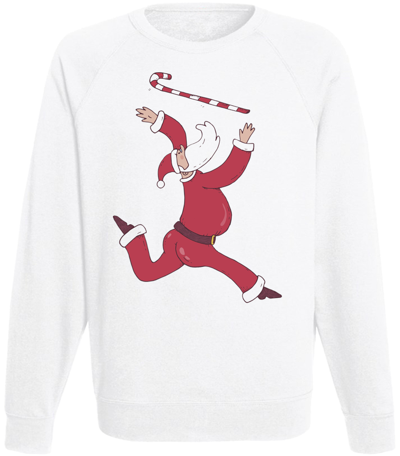 ᐉ Свитшот новогодний Santa Baton Twirling XXL Белый (50939)