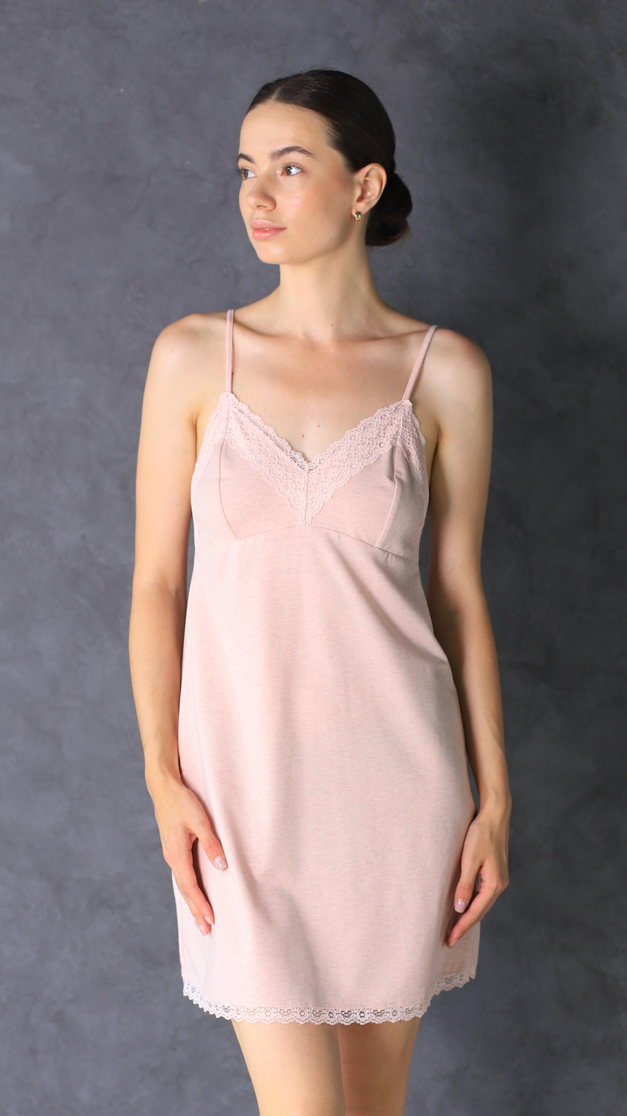 ᐉ Нічна сорочка Ellen Grace ldk 118/20/01 M рожева • Краща ціна в Києві ...