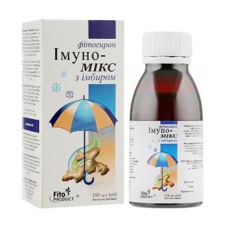 ᐉ Сироп с имбирём для улучшения иммунитета Fito Product Иммуно-микс 100 ...