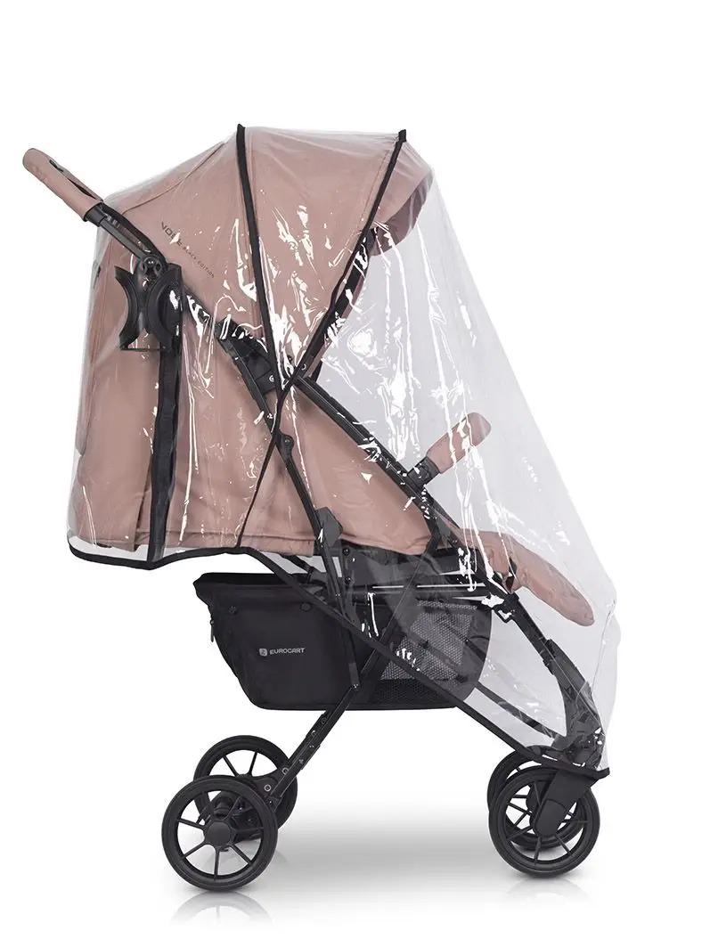 ᐉ Коляска універсальна Euro-Cart Volt з кошиком 85x50x106 см Пудровий ...