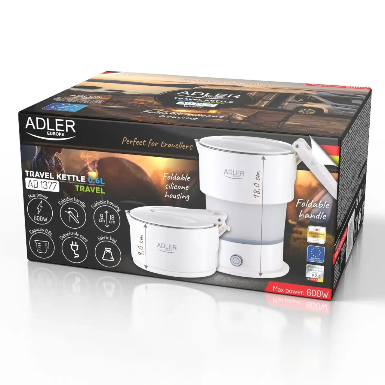 ᐉ Електрочайник Adler AD 1377 White (5905575906793) • Краща ціна в ...