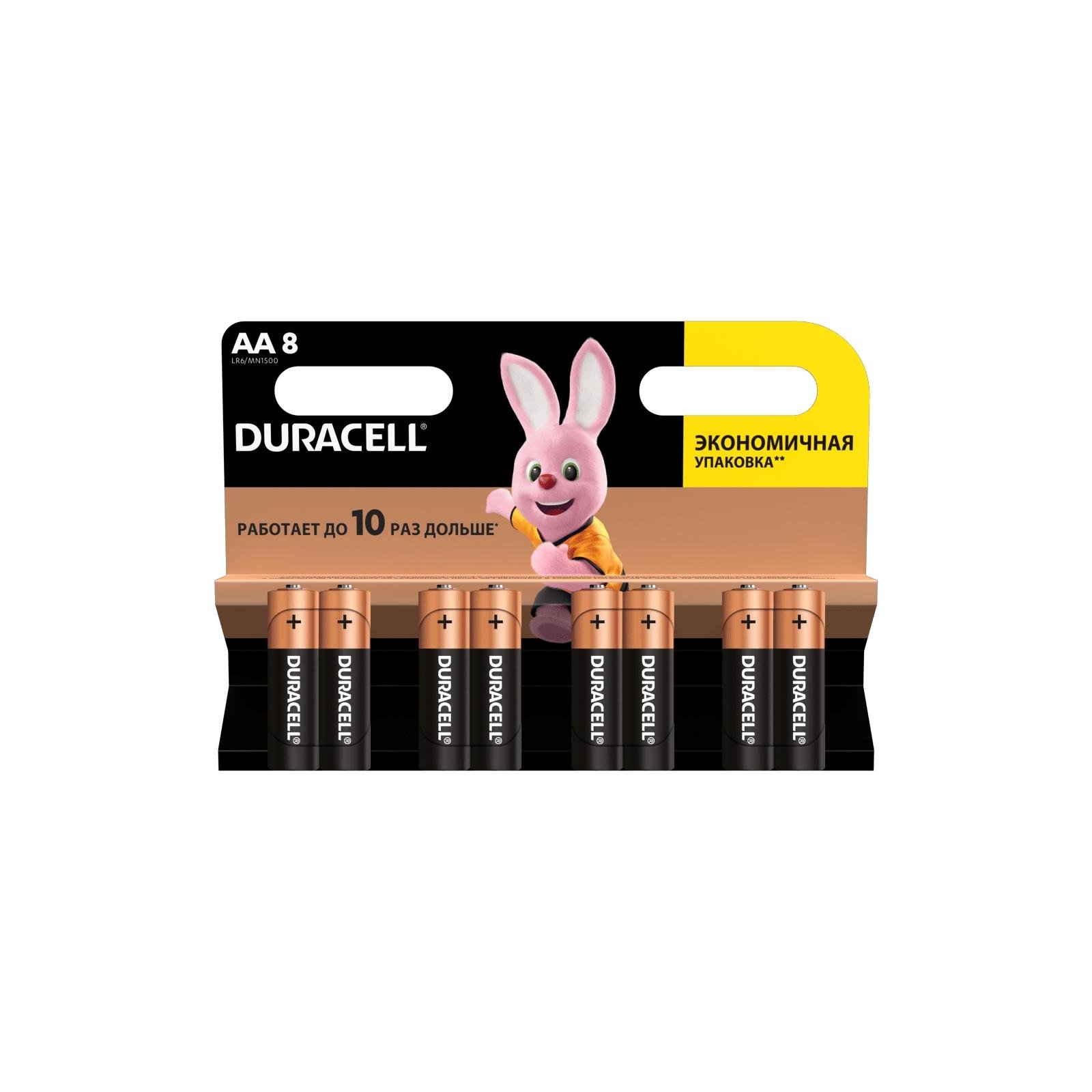 Батарейки лужні Duracell MN1500 AA LR06 8 шт. (9576761) • Краща ціна в ...