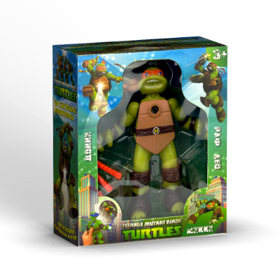 ᐉ Черепашка-ніндзя TMNT 0810B-3 Мікеланджело з проектором 15 см • Краща ціна в Києві, Україні ...