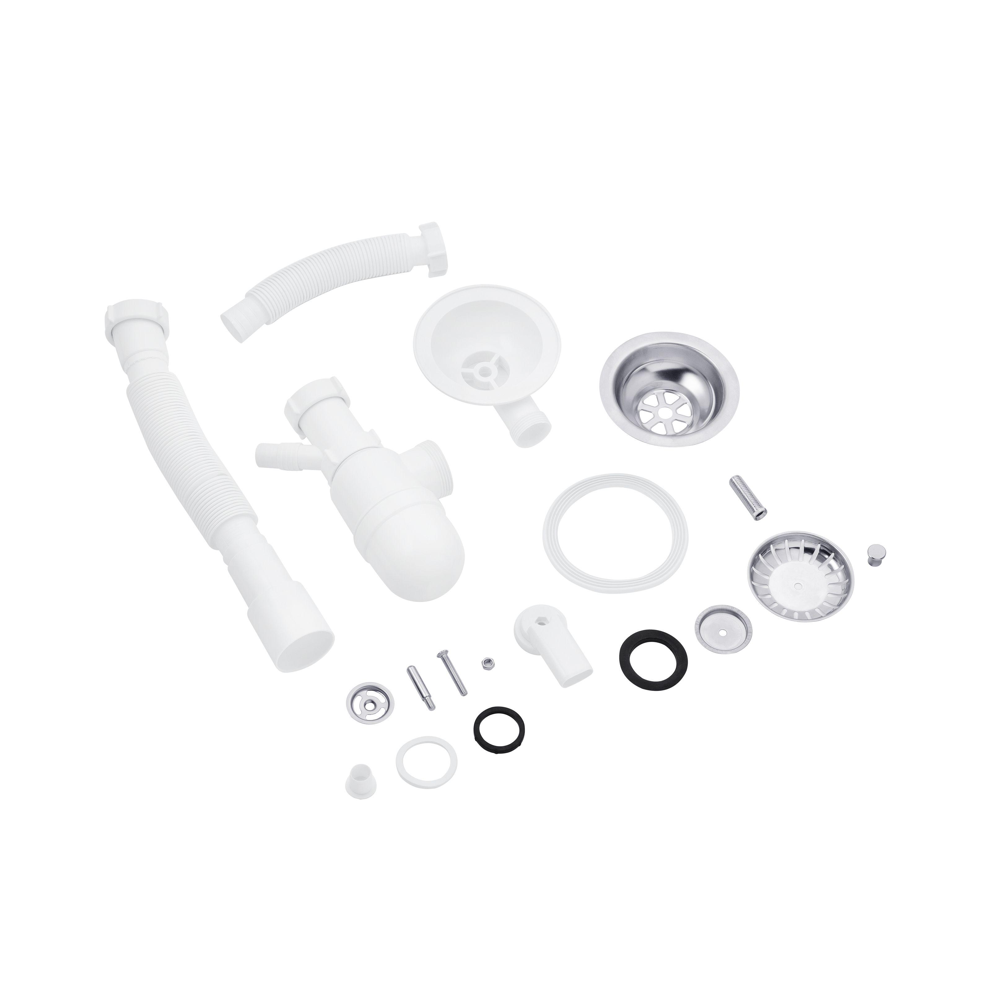 ᐉ Мийка кухонна Kroner CV027409 прямокутна гранітна 650x500 мм Чорний ...