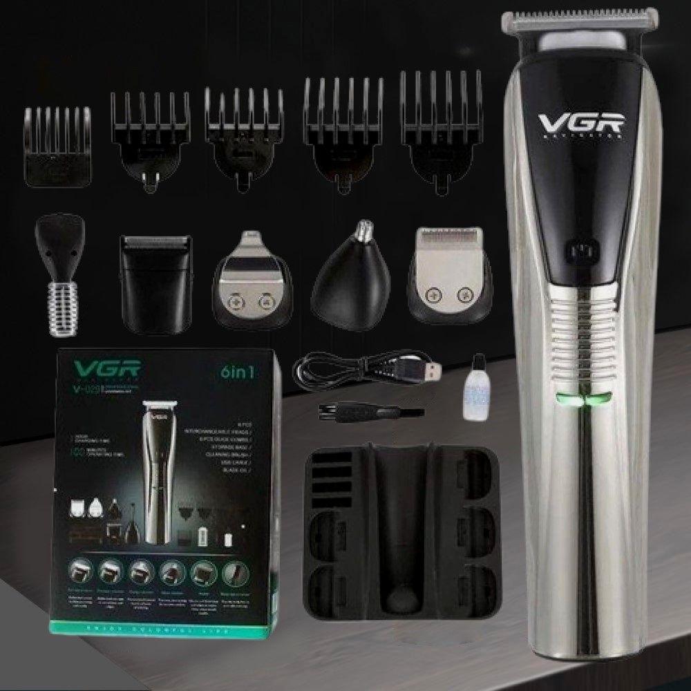 ᐉ Машинка для стрижки волосся VGR V-029 акумуляторна 6в1 • Краща ціна в Києві, Україні • Купити ...