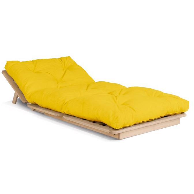 ᐉ Кресло-футон Woodman Layti-90 раскладное из массива дерева Бук/Желтый ...