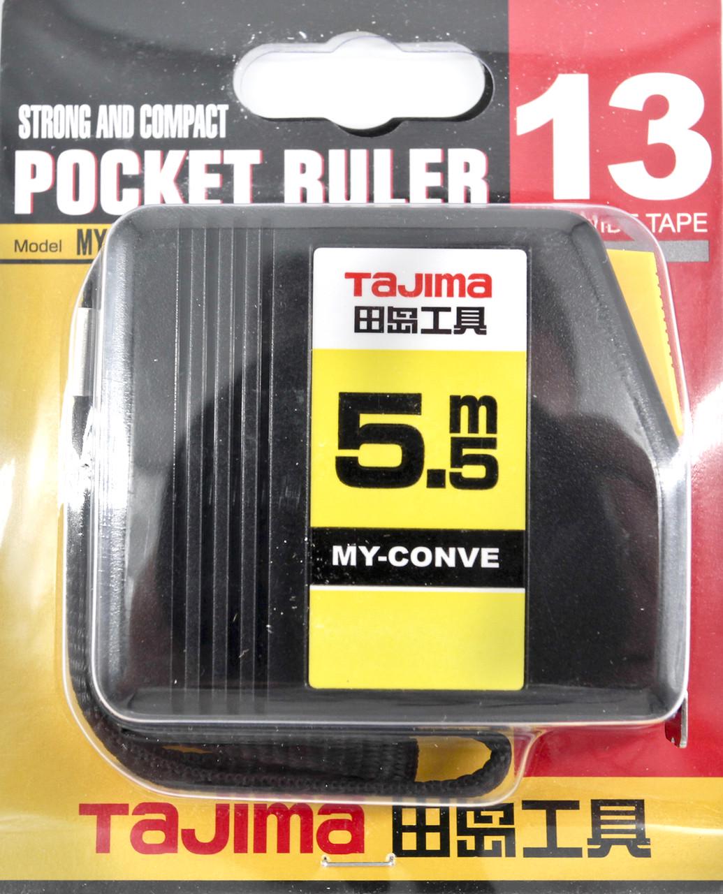 ᐉ Рулетка будівельна TAJIMA MY-CONVE MY-55 5,5 м/13 мм (29710467 ...