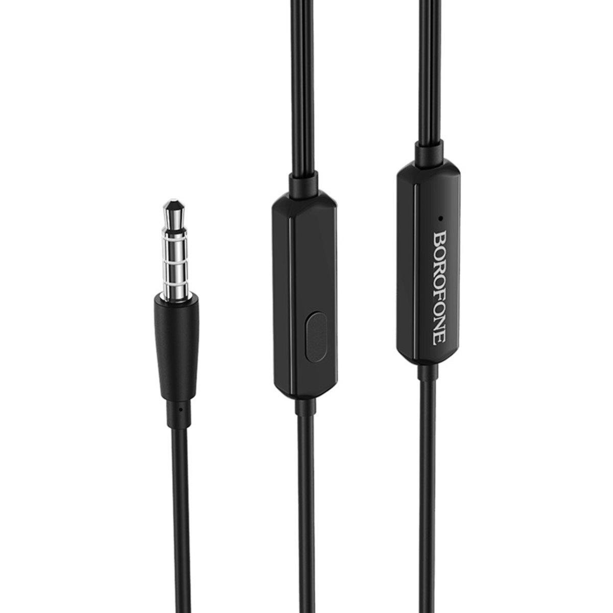 ᐉ Навушники Borofone BM39 Refined mini-jack 3,5 мм Black (BM39B) • Краща ціна в Києві, Україні ...