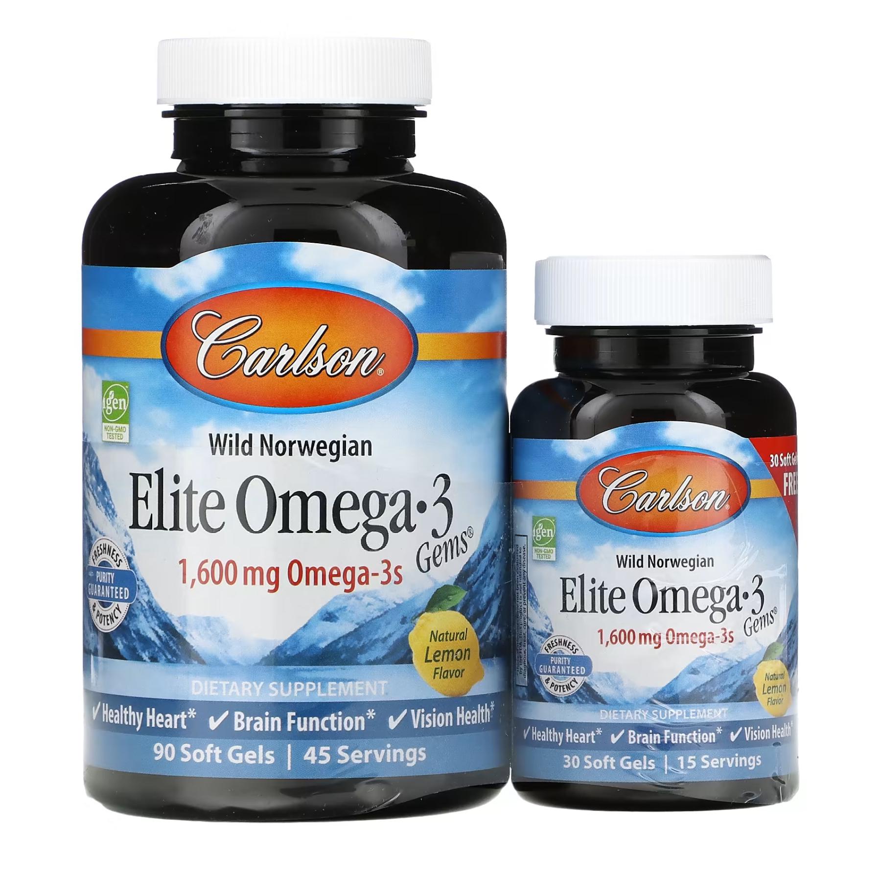 ᐉ Добавка Elite Omega-3 Gems 90+30 softgels (2022-10-2506) • Краща ціна ...