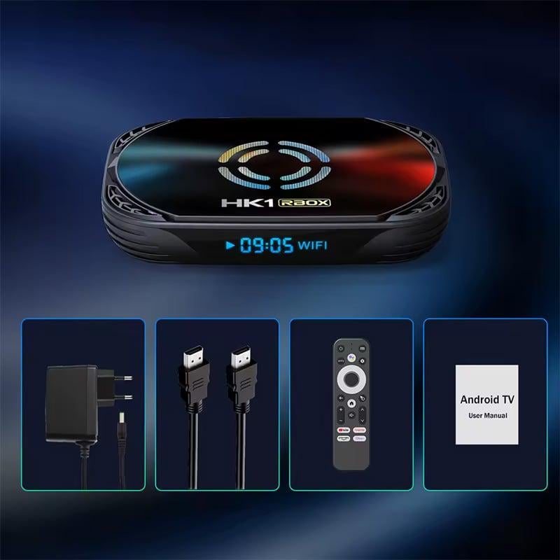 ᐉ Приставка смарт HK1 RBOX X50 4/32 Гб Box Android 14 (597-32) • Краща ...