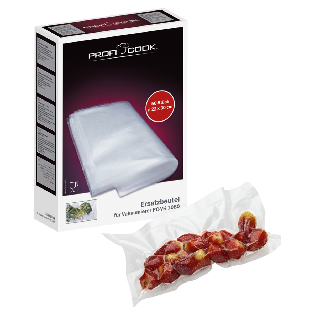 ᐉ Пакеты-пленка для вакууматора Profi Cook 50 шт. 22x30 см • Купить в ...