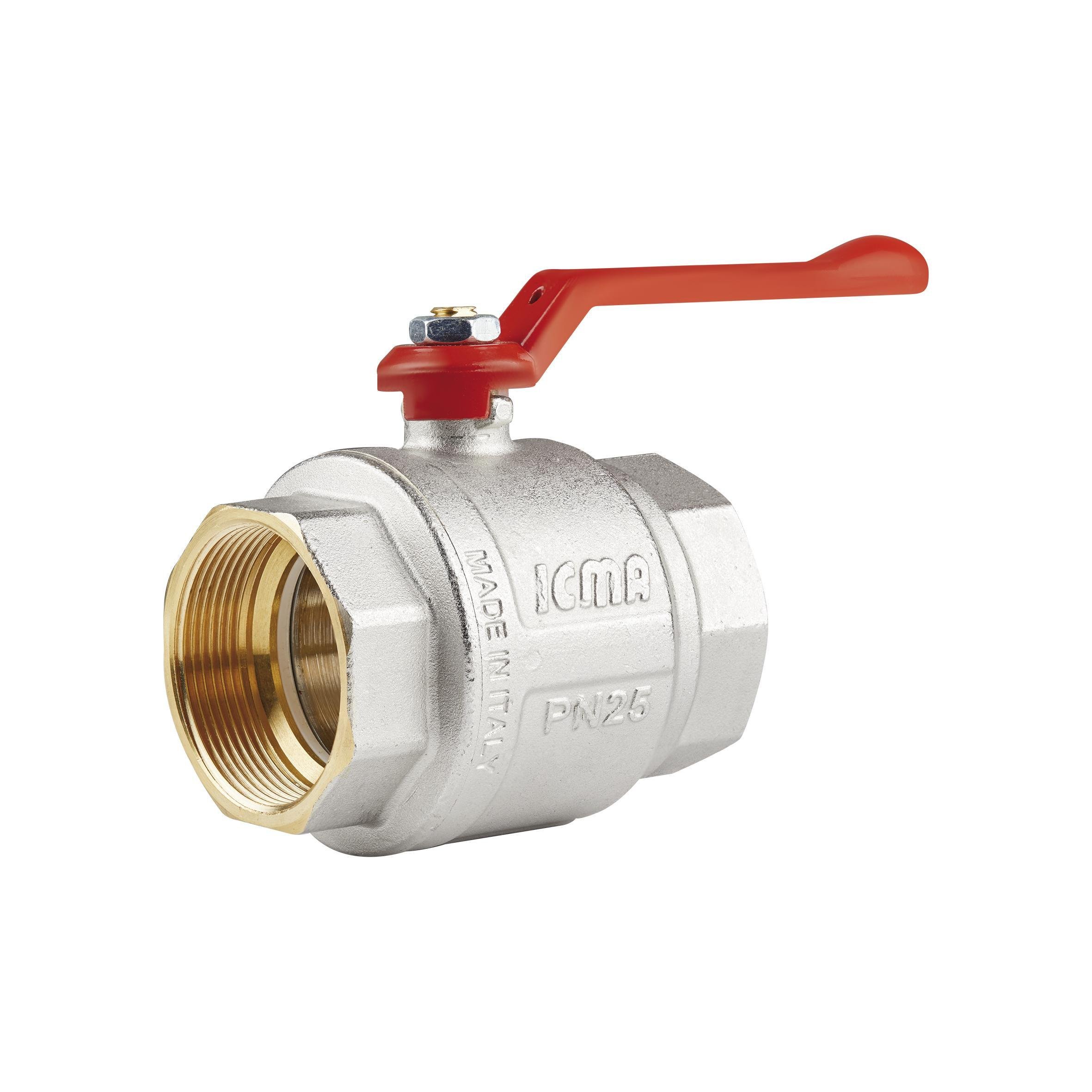 ᐉ Кран шаровой ICMA 2" прямой (№350) • Купить в Киеве, Украине • Лучшая цена в Эпицентр