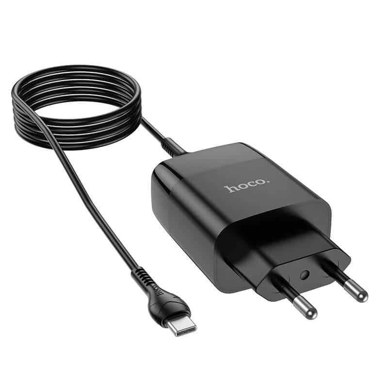 ᐉ Зарядное устройство Hoco Type-C Cable Illustrious dual port charger ...