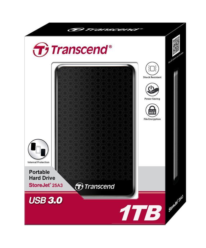 ᐉ Внешний жесткий диск Transcend StoreJet 25A3 1TB (TS1TSJ25A3K ...