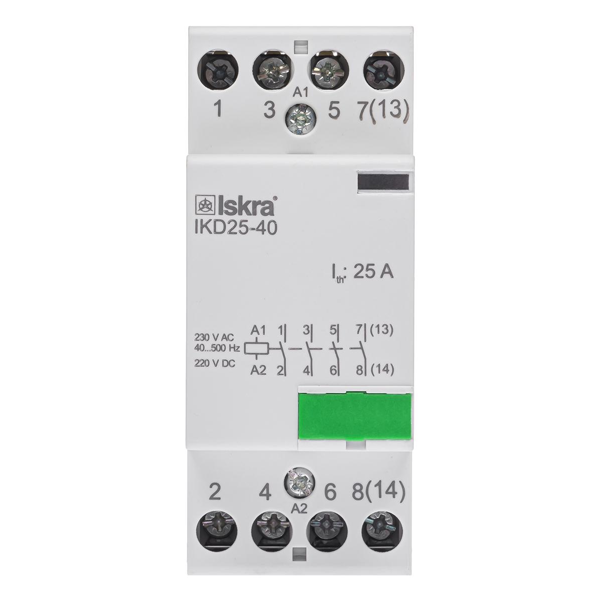 ᐉ Контактор Iskra IKD25-40 25 А 4P AC/DC 230 В 50 Гц (30046008000 ...