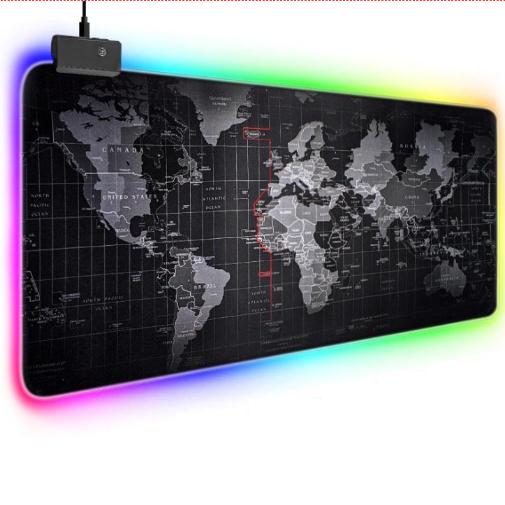 ᐉ Коврик для мыши с подсветкой ProMat Rasure Chroma Карта Мира 80x30 см ...