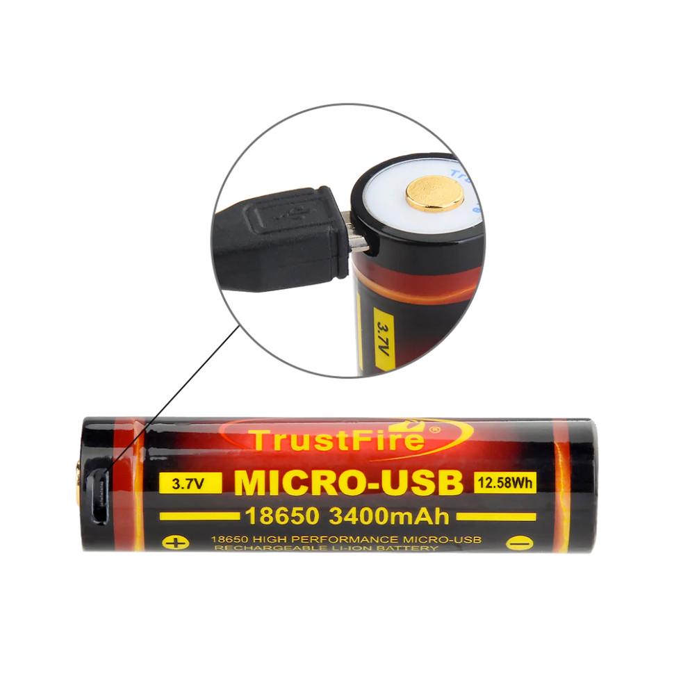 ᐉ Аккумулятор Trustfire USB 18650 • Краща ціна в Києві, Україні ...