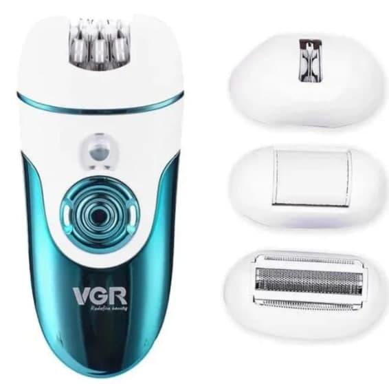 ᐉ Жіночий епілятор-електробритва VGR V-700 4в1 з насадками (MD14735) • Краща ціна в Києві ...