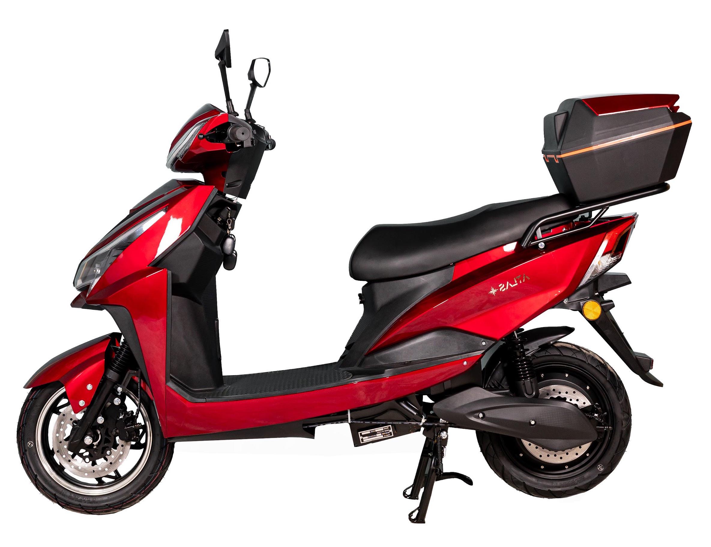 ᐉ Електроскутер ATLAS Spider 2 Box 2000W Lithium Red (4028) • Краща ...