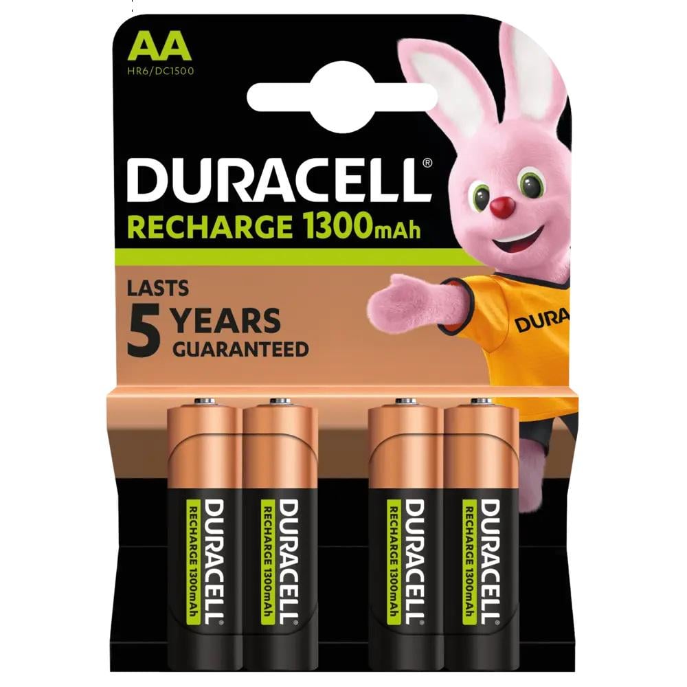 ᐉ Аккумулятор Duracell HR6 Ni-MH AA 1300mAh 1,2V 4 шт. (102844)