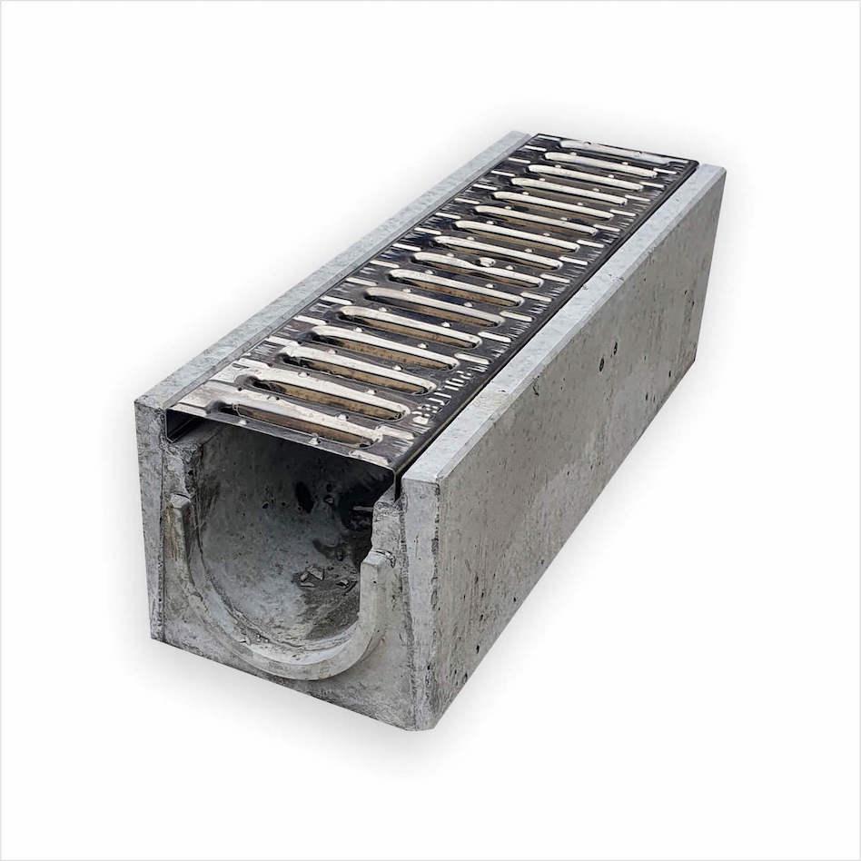 ᐉ Лоток водовідвідний Politep DN100 H155 з нержавіючою решіткою класу В (24277313) • Краща ціна ...