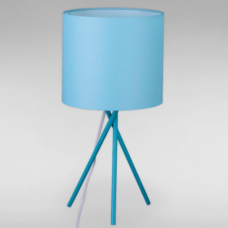 ᐉ Настільна лампа з абажуром Light House Dl 18320 Блакитний • Краща ціна в Києві Україні