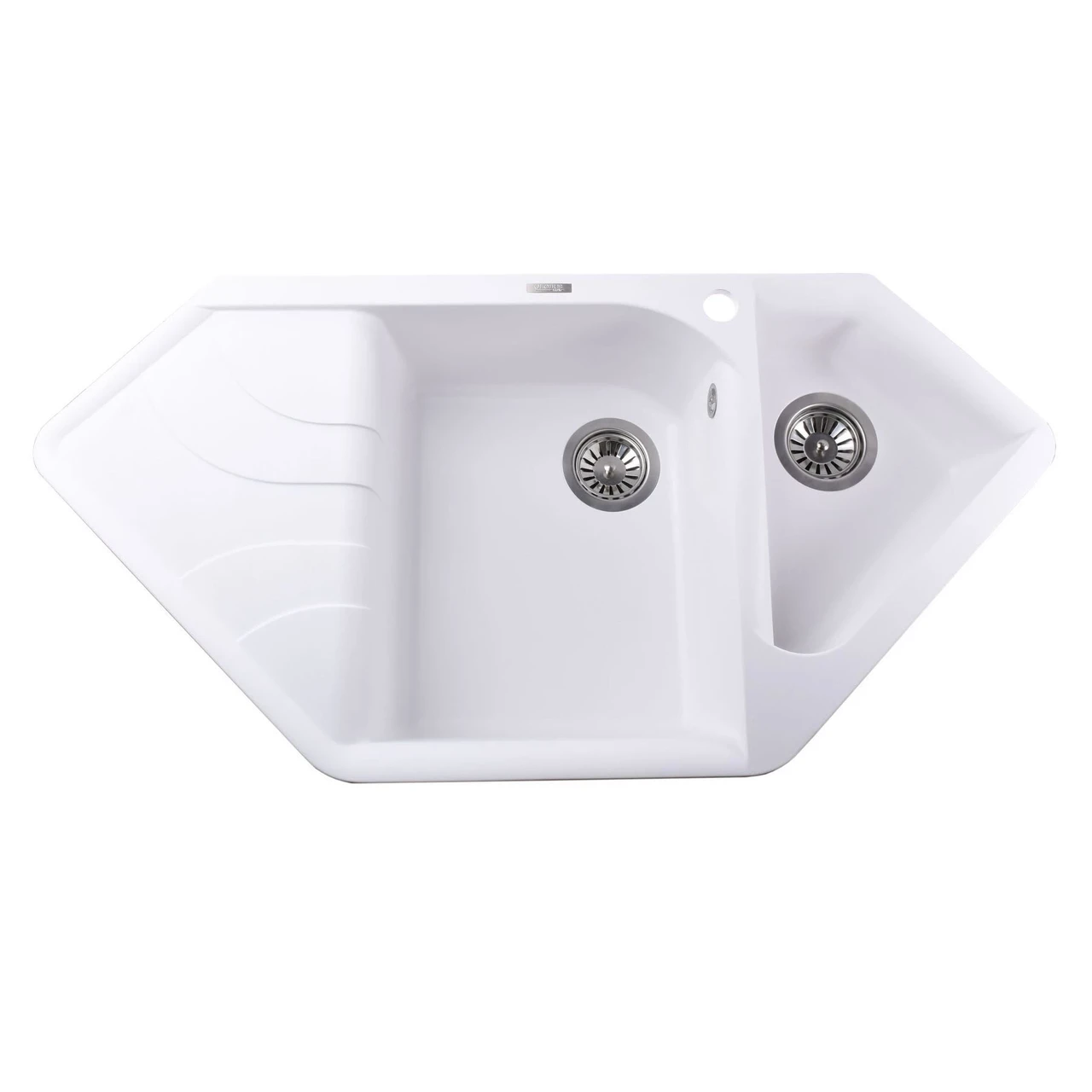 ᐉ Мойка гранитная Globus Lux GARDA А0007 1000х500 мм Белый (04000060 ...