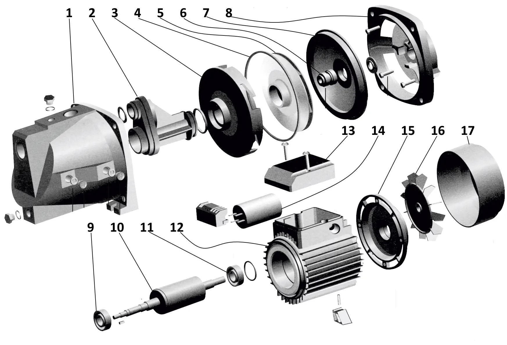 ᐉ Насос відцентровий Optima JET 80 0,8 кВт (GSR-000005349) • Краща ціна в Києві, Україні ...