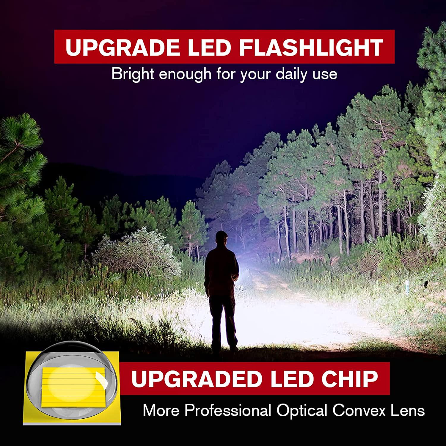 ᐉ Фонарик ручной LETMY LED Tactical Flashlight S1000 PRO 2-Pack (Letmy ...