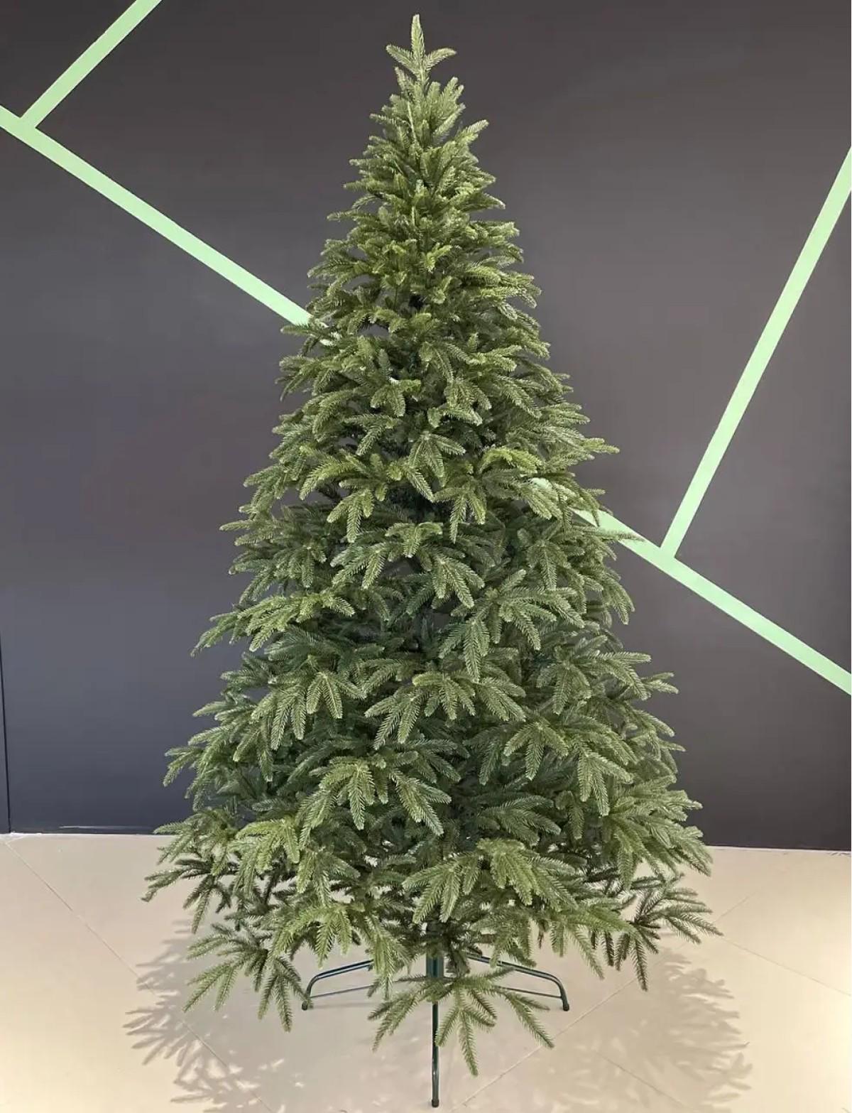 ᐉ Штучна ялинка лита Смерека з металевою підставкою 1 5 м Зелений Vya678186 • Краща ціна в
