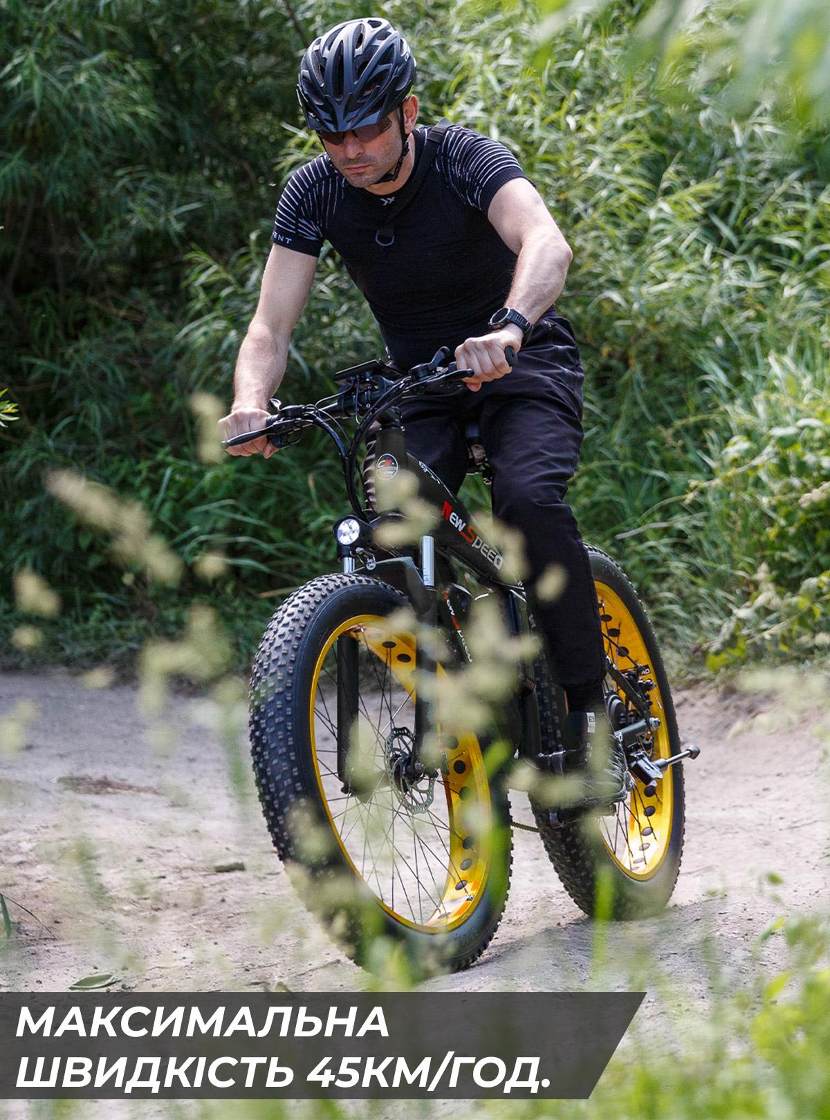 ᐉ Электровелосипед Fatbike 8818 New Speed 1000 W 48 V 12,5 Ah с ...