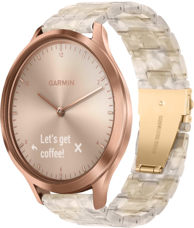 ᐉ Ремешок из Cмолы Resin для Garmin Vivomove HR Cream (28797-6E ...