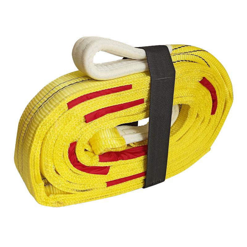 ᐉ Буксировочный ремень Load-Tech 30 т 5,5 м петля-петля с мешочком Желтый (02-310348) • Купить в ...