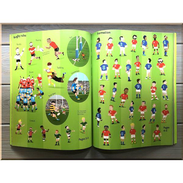 ᐉ Книга Usborne "Rugby Sticker Book" Jonathan Melmoth Paul Nicholls ...