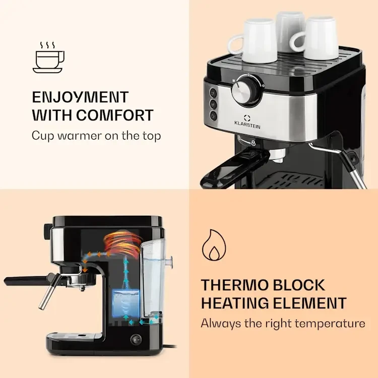 ᐉ Кавоварка KLARSTEIN BellaVita Espresso • Краща ціна в Києві, Україні ...