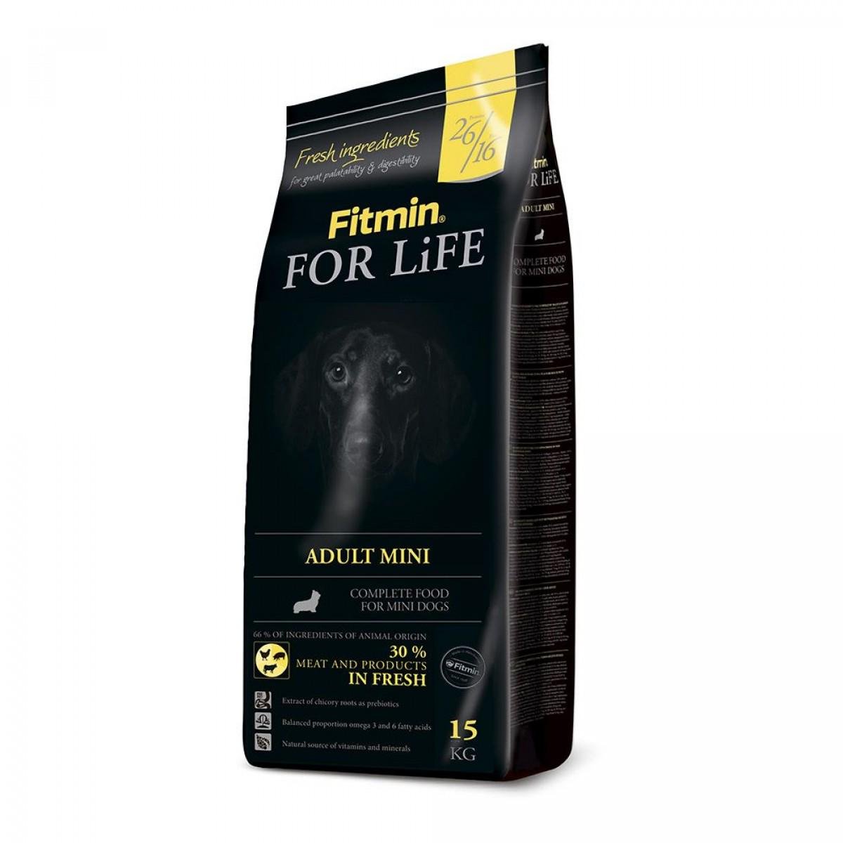 ᐉ Корм сухой Fitmin For Life Mini для собак мелких пород 15 кг