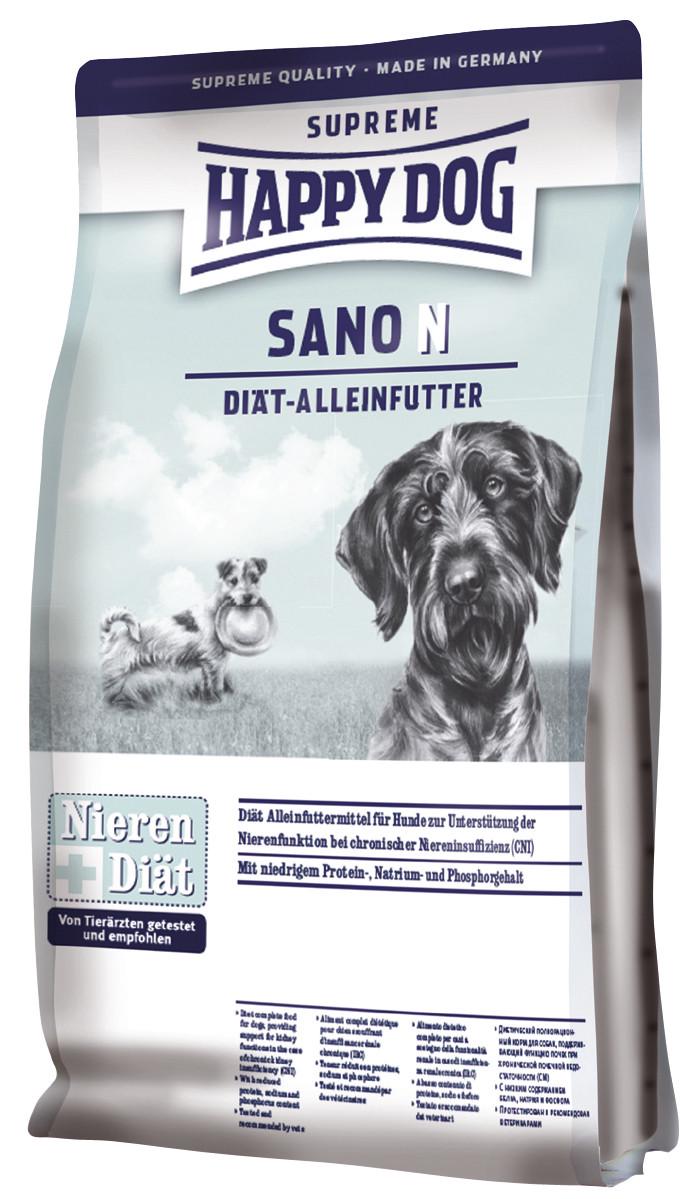 ᐉ Корм сухой диетический для взрослых собак с ХПН Happy Dog Sano N 1 кг ...