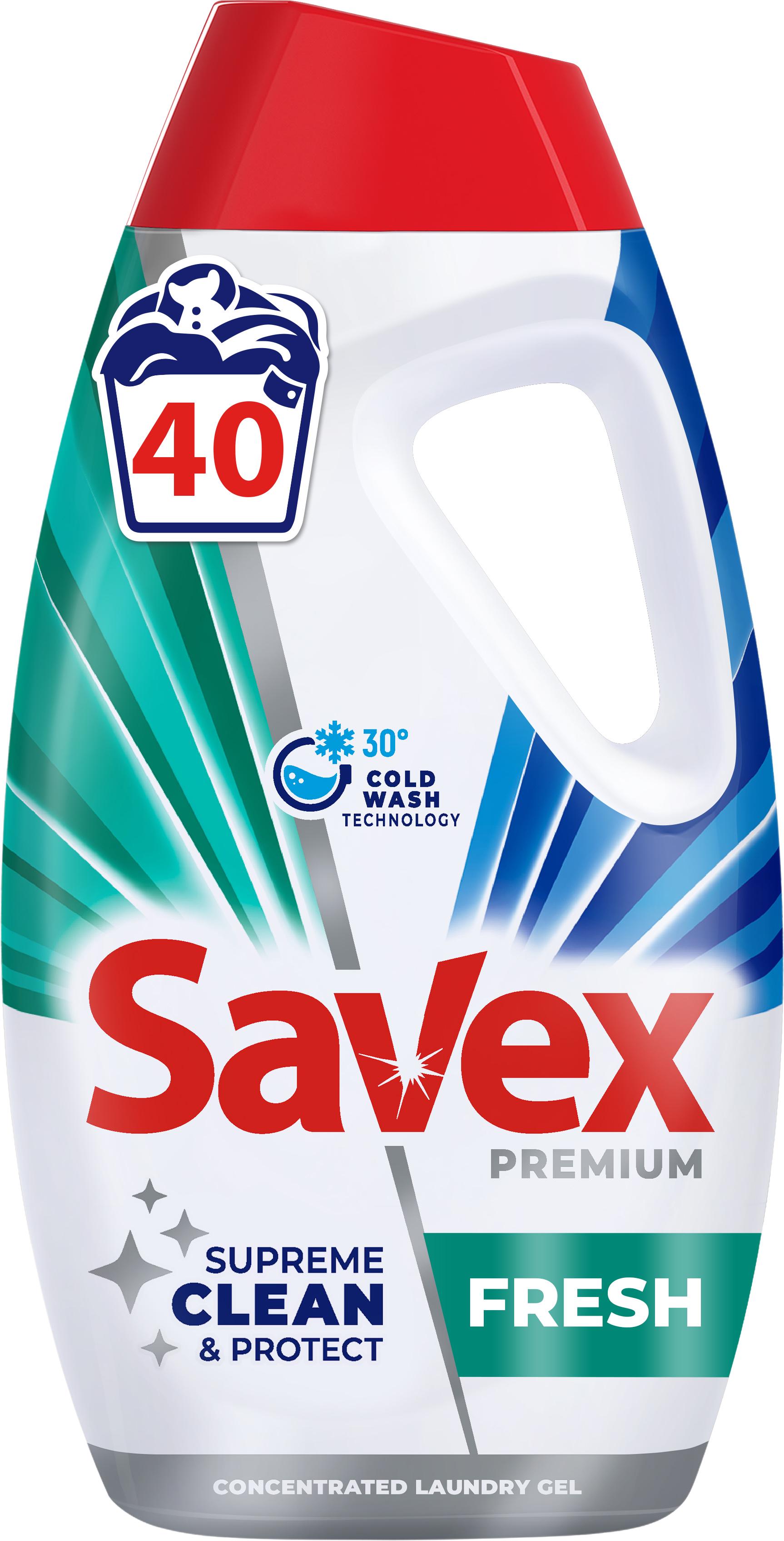 ᐉ Гель для прання Savex Premium Fresh 1,8 л 40 циклів прання (17582 ...
