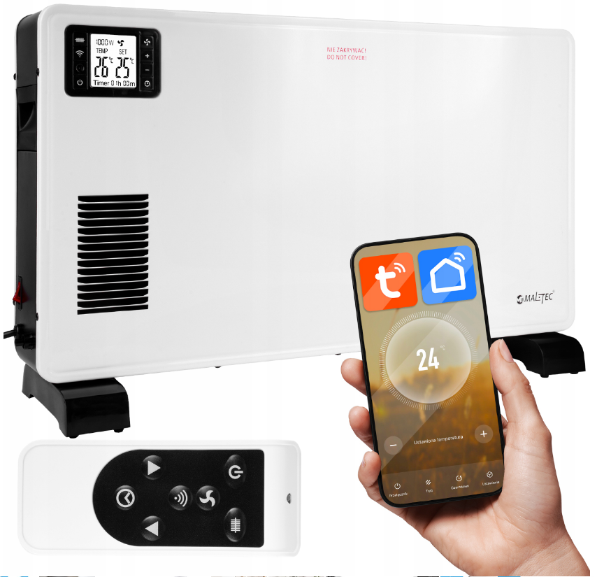 ᐉ Обігрівач конвекторний Maltec 2300 Вт Wi-Fi (11239812) • Краща ціна в ...